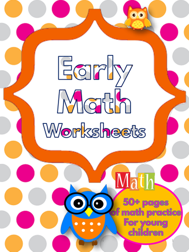 Early math worksheets | Teaching Resources