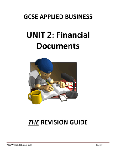Edexcel Applied Business Finance revision | Teaching Resources