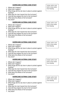 Hurricane Katrina worksheet | Teaching Resources