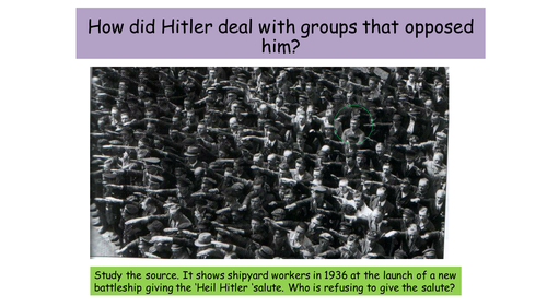 The creation of the Nazi state and dictatorship | Teaching Resources