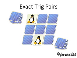 Exact Trigonometric Ratios | Teaching Resources