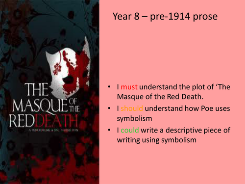 Edgar Allan Poe Short stories 19th century literature KS3 Gothic horror ...