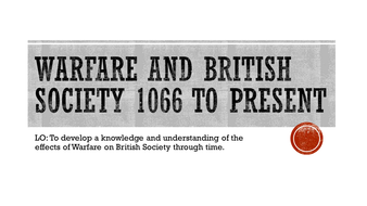 Edexcel Warfare through time, c1250-Present Medieval Period Lessons ...