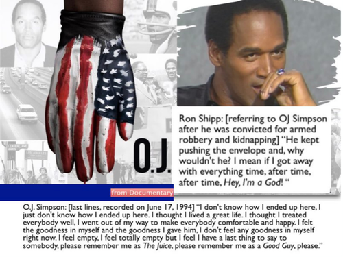 O.J. Simpson - 3 Cases - Compare Contrast Criminal Civil Law - Distance ...