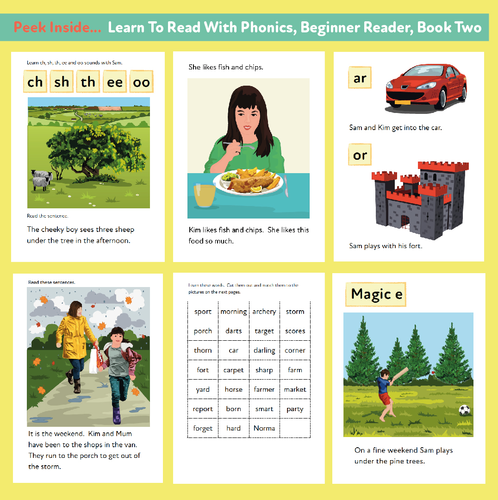 Learn To Read With Phonics: Beginner Reader Book 2 | Teaching Resources
