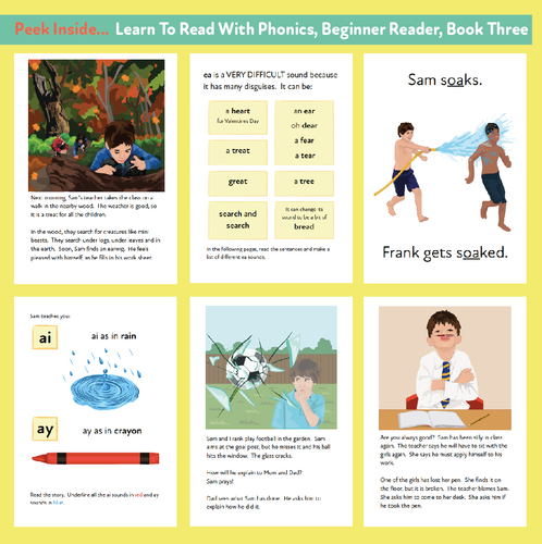 Learn To Read With Phonics: Beginner Reader Book 3 | Teaching Resources