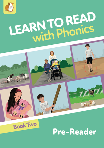 Learn to Read Rapidly with Phonics: Pre-Reader Book 2 | Teaching Resources