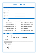 French school items (Le sac) - Simple Worksheet (Studio/Expo ...