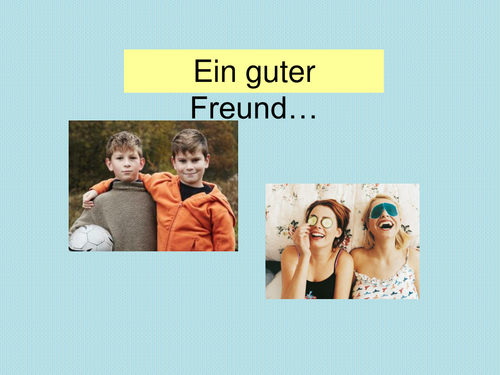 Ein guter Freund | Teaching Resources