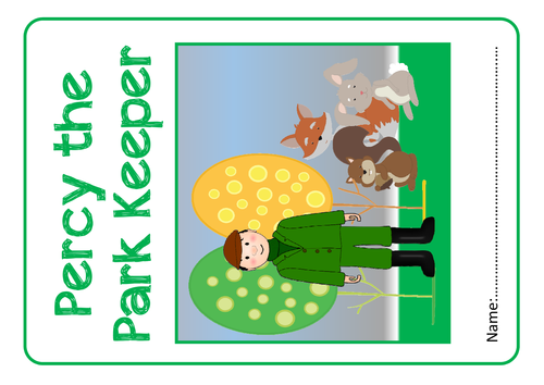 PERCY THE PARK KEEPER STORY TEACHING RESOURCES EYFS KS1 ENGLISH AUTUMN ...
