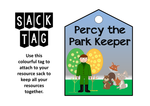 PERCY THE PARK KEEPER STORY TEACHING RESOURCES EYFS KS1 ENGLISH AUTUMN ...