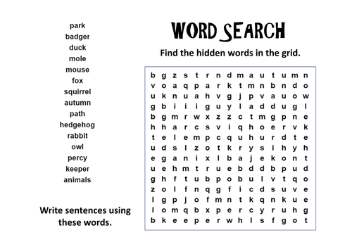 PERCY THE PARK KEEPER STORY TEACHING RESOURCES EYFS KS1 ENGLISH AUTUMN ...