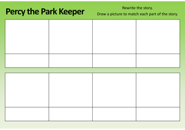 PERCY THE PARK KEEPER STORY TEACHING RESOURCES EYFS KS1 ENGLISH AUTUMN ...