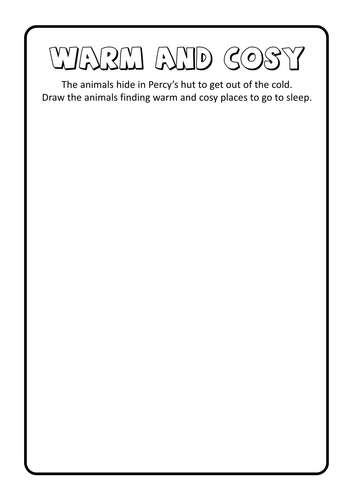 ONE SNOWY NIGHT STORY TEACHING RESOURCES EYFS KS1 PERCY PARK KEEPER ...