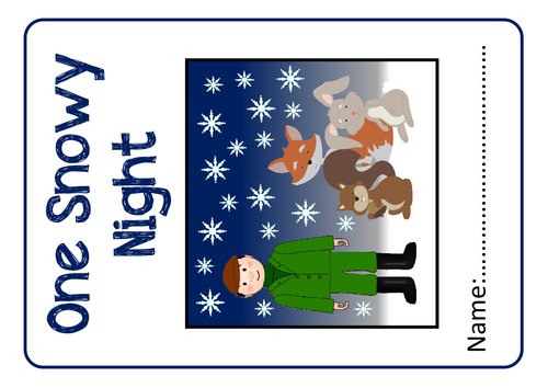 ONE SNOWY NIGHT STORY TEACHING RESOURCES EYFS KS1 PERCY PARK KEEPER ...