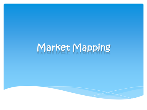 Market Mapping | Teaching Resources