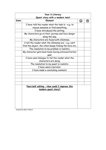 The Quest KS2 KS3 transition English skills | Teaching Resources