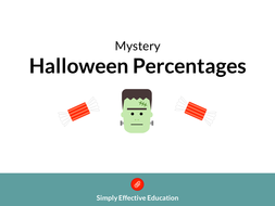 Halloween Percentages (Mystery) | Teaching Resources