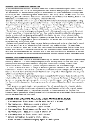 Themes in Animal Farm: 8 Revision Resources | Teaching Resources