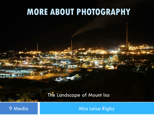 Photography - elements of photography | Teaching Resources