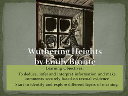 Wuthering Heights by Emily Bronte Chp 3 lesson on Cathy's ghost and ...