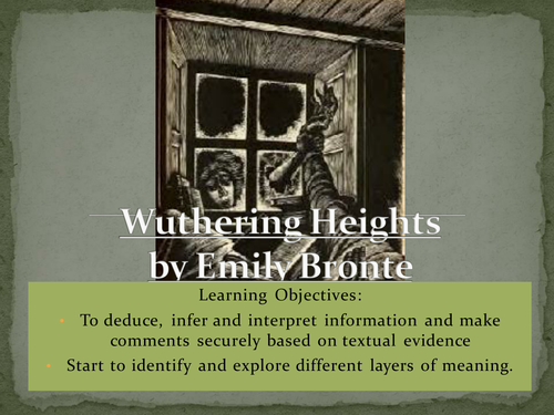 Wuthering Heights by Emily Bronte Chp 3 lesson on Cathy's ghost and ...
