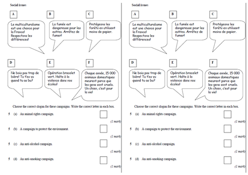 Social issues / world problems - presentations, past exam questions ...