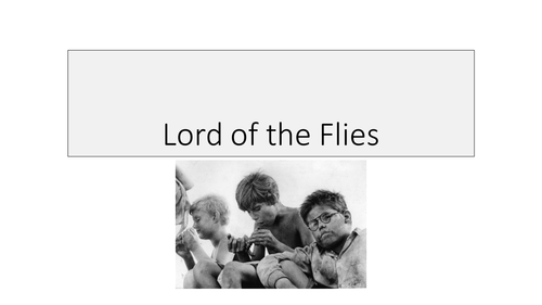 Introduction to Dystopia using 'Lord of the Flies' - first 12 pages ...