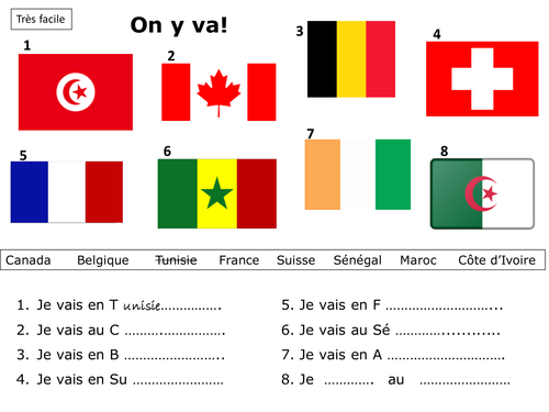 KS2-3 French: Francophone countries - lessons and resource pack 2 ...