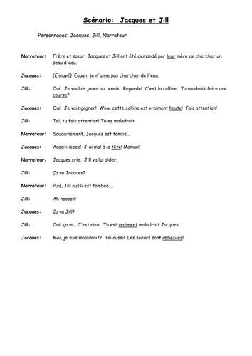 End of year - Fairy Tales in French | Teaching Resources