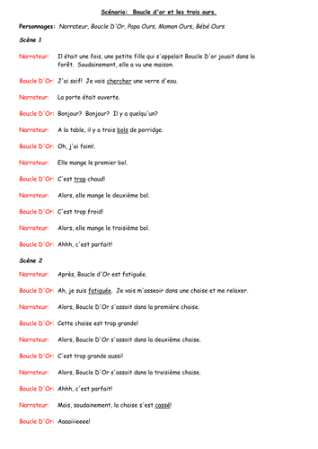 End of year - Fairy Tales in French | Teaching Resources
