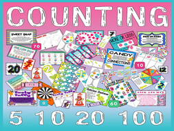 COUNTING GAMES AND ACTIVITIES - MATHS NUMBER TEACHING RESOURCES EYFS ...