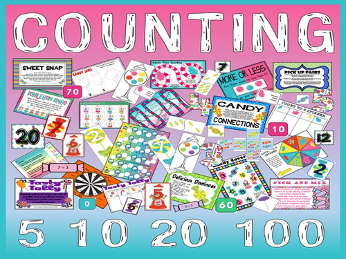 COUNTING GAMES AND ACTIVITIES - MATHS NUMBER TEACHING RESOURCES EYFS ...