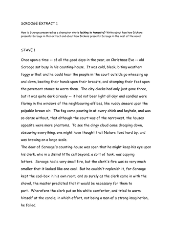 A Christmas Carol: AQA. Scrooge learning journey for rapid progress ...