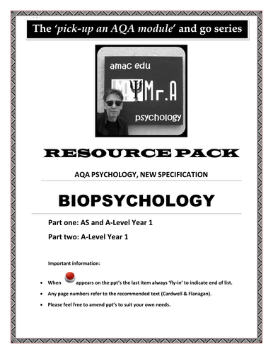 AQA Psychology, AS and Year 1, complete Paper 2 (all modules ...