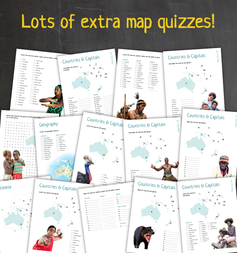 Geography of Oceania & Australia | Teaching Resources