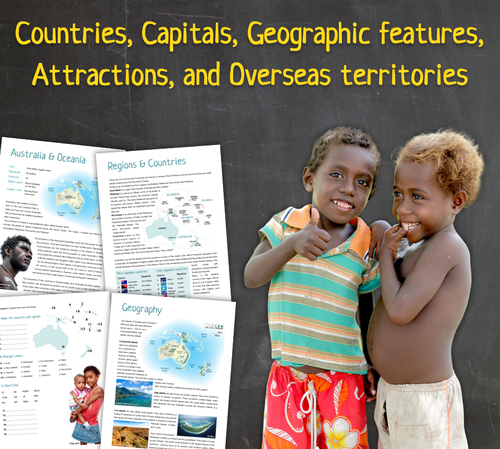 Geography of Oceania & Australia | Teaching Resources