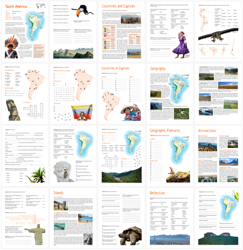 Geography of South America | Teaching Resources