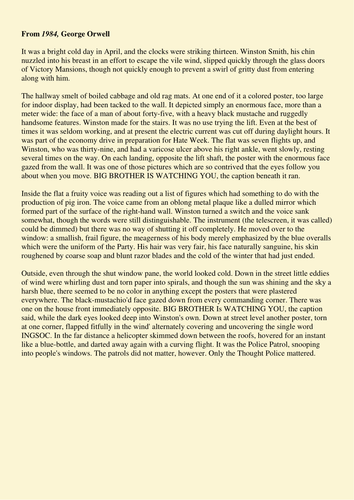 AQA 1-9 English Language Summary Question | Teaching Resources