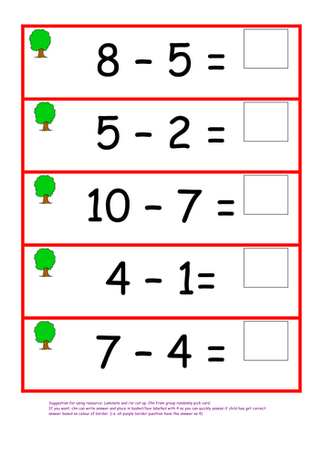 subtraction resources, lesson plan, powerpoint, activity for reception ...