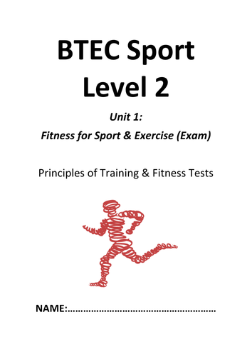 BTEC Sport LEVEL 2 Complete Unit 1 revision materials and mock exam ...
