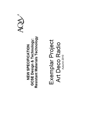 AQA - Resistant Materials | Teaching Resources