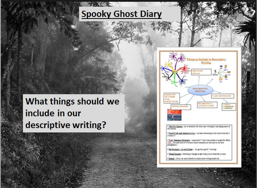 Halloween Special - Spooky ghost story. Creative writing diary lesson ...