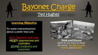 Bayonet Charge - Ted Hughes - War/Conflict Poetry | Teaching Resources