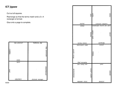 ICT jigsaw | Teaching Resources