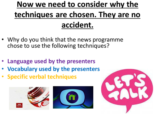 English/Media studies Investigating Television News TV News - ready to ...