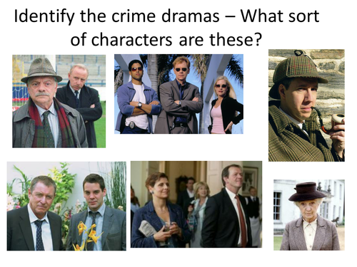 Media studies TV Crime Drama analysis and creation GCSE Media theory ...