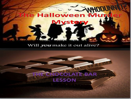 The Halloween Murder Mystery and The Chocolate Bar Lesson Double Pack ...