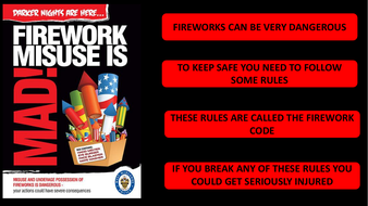 Firework Safety | Teaching Resources
