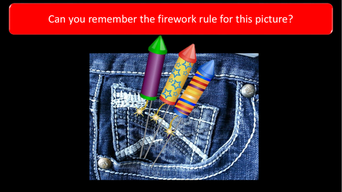 Firework Safety | Teaching Resources